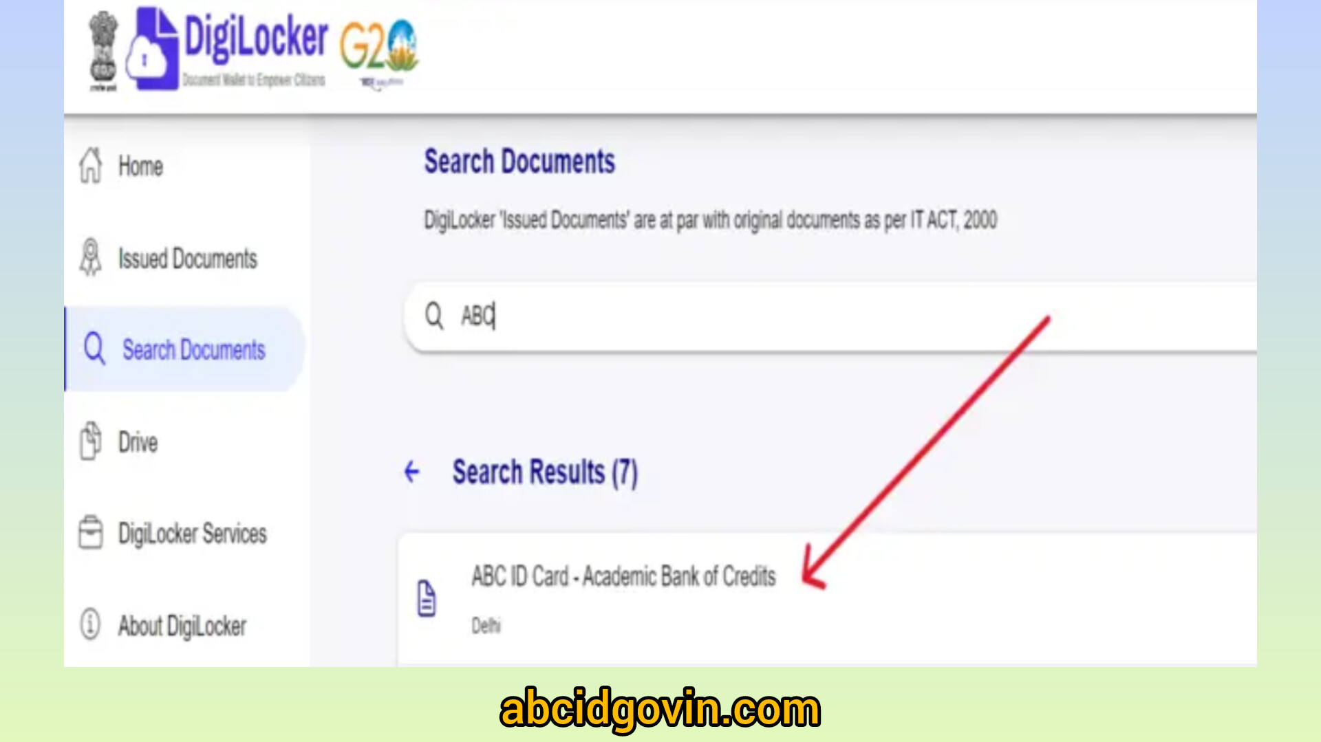 ABC ID | ABC ID Card Create, Login & Download @abc.gov.in